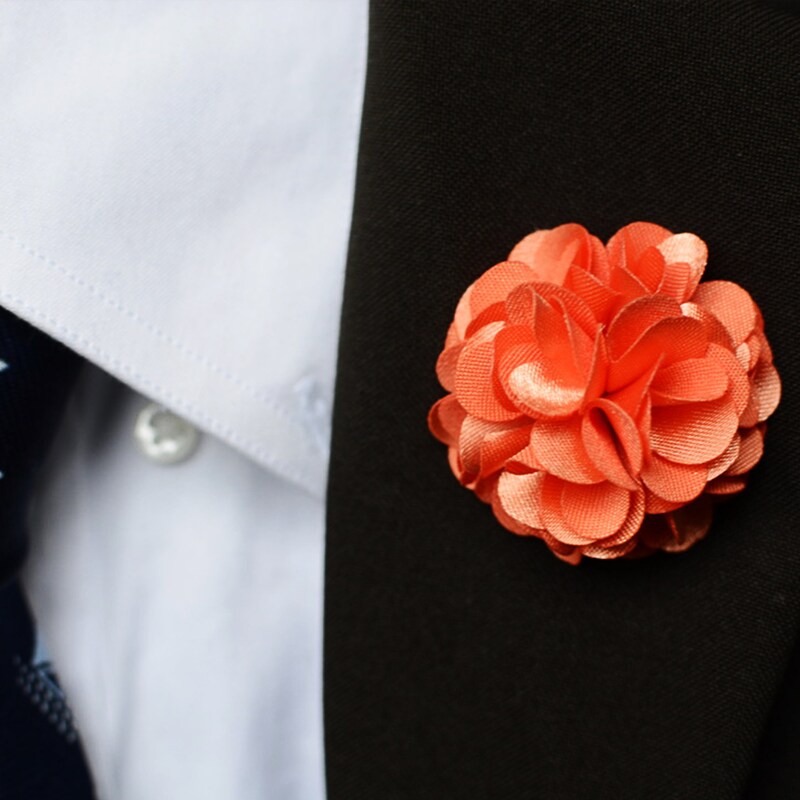 Orange Brooches - Etsy