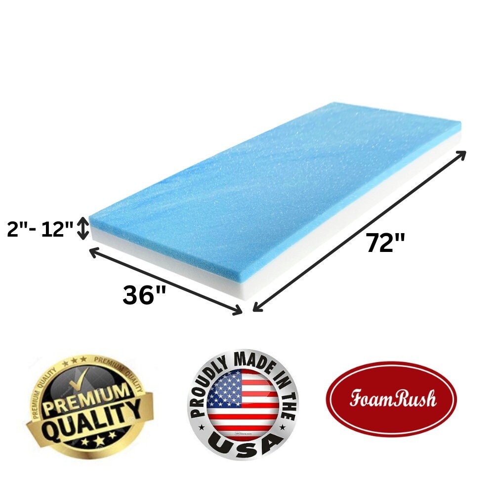 Highest Compression Cushion Foam Custom Cut High-Density Upholstery ...