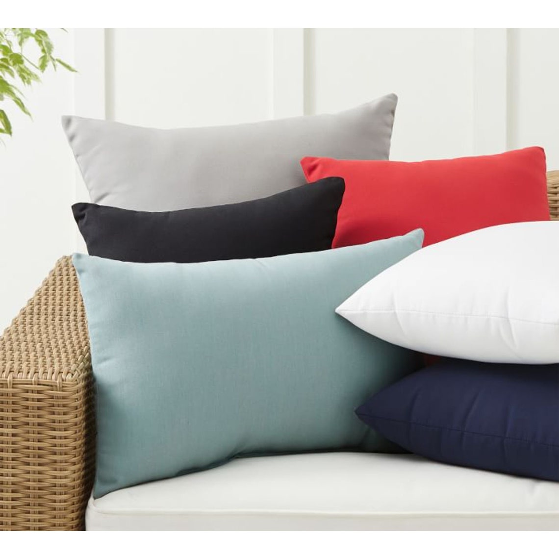 Sunbrella Terra Cotta Indoor/outdoor Decorative Throw Pillow With ...