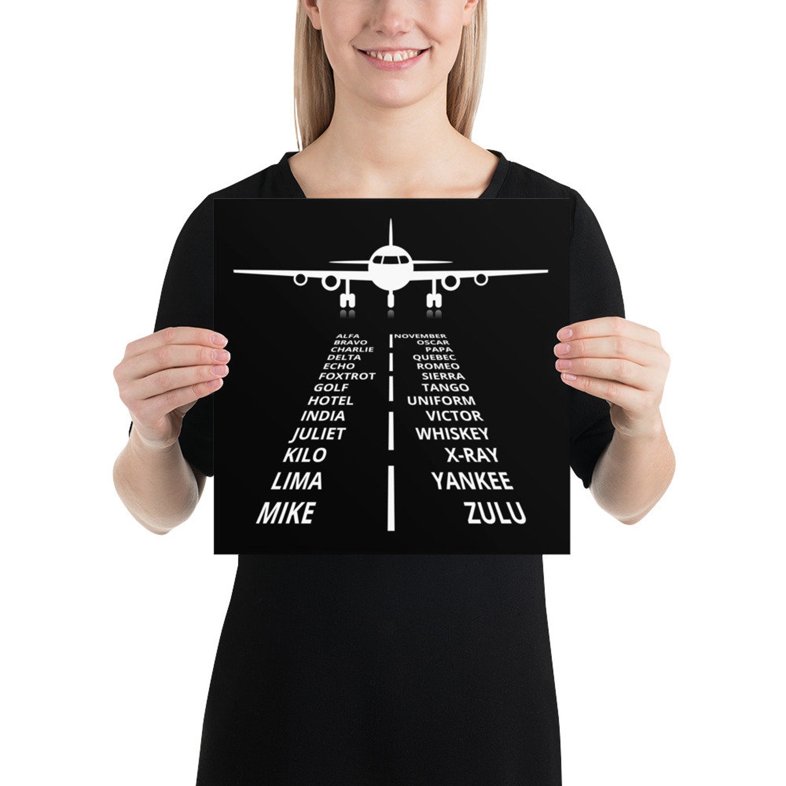 Pilot Gifts for Pilots Airline Pilot Phonetic Alphabet Poster - Etsy