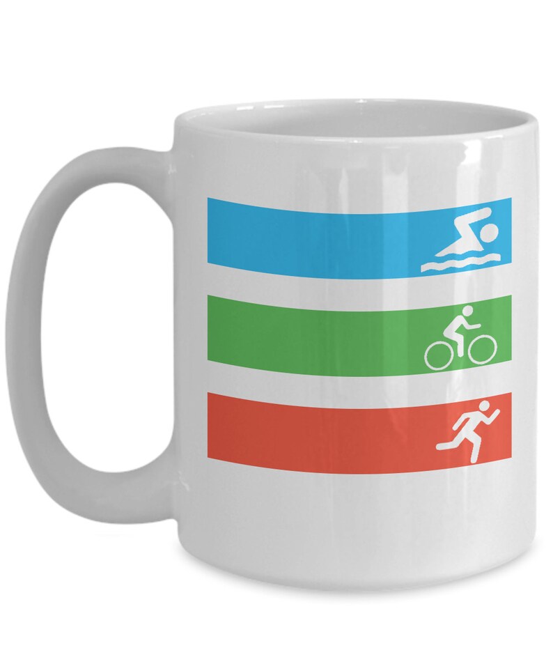 Triathlon Coffee Mug Triathlete Gift - Etsy