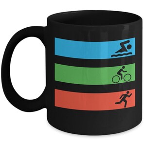 Triathlon Coffee Mug Triathlete Gift - Etsy