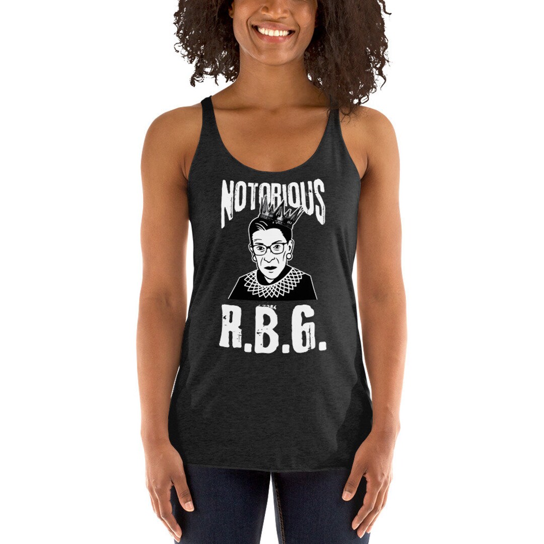 Ruth Bader Ginsburg Shirt Notorious RBG Women's Racerback Tank - Etsy
