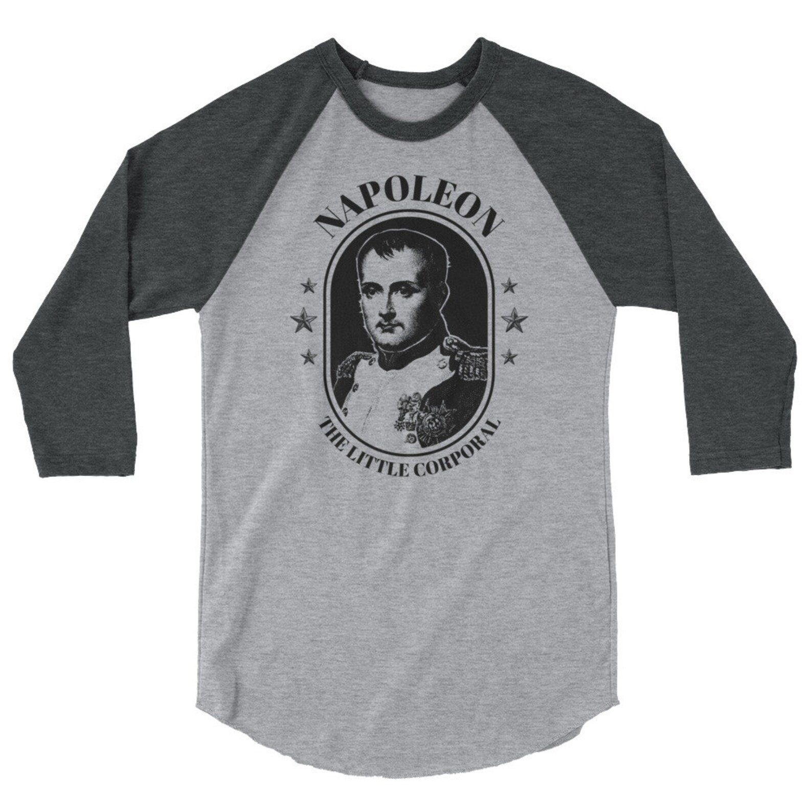 Napoleon Bonaparte Shirt French History 3/4 Sleeve Raglan | Etsy