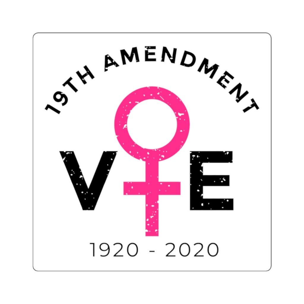 Suffragette 19th Amendment Sticker 100th Anniversary Womens | Etsy