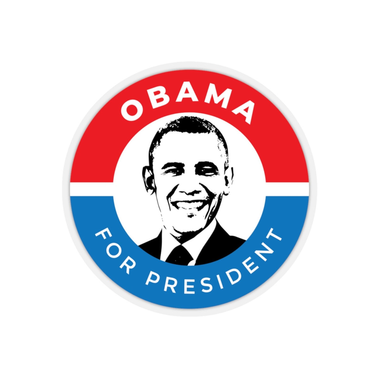 President Barack Obama Sticker Retro Political - Etsy