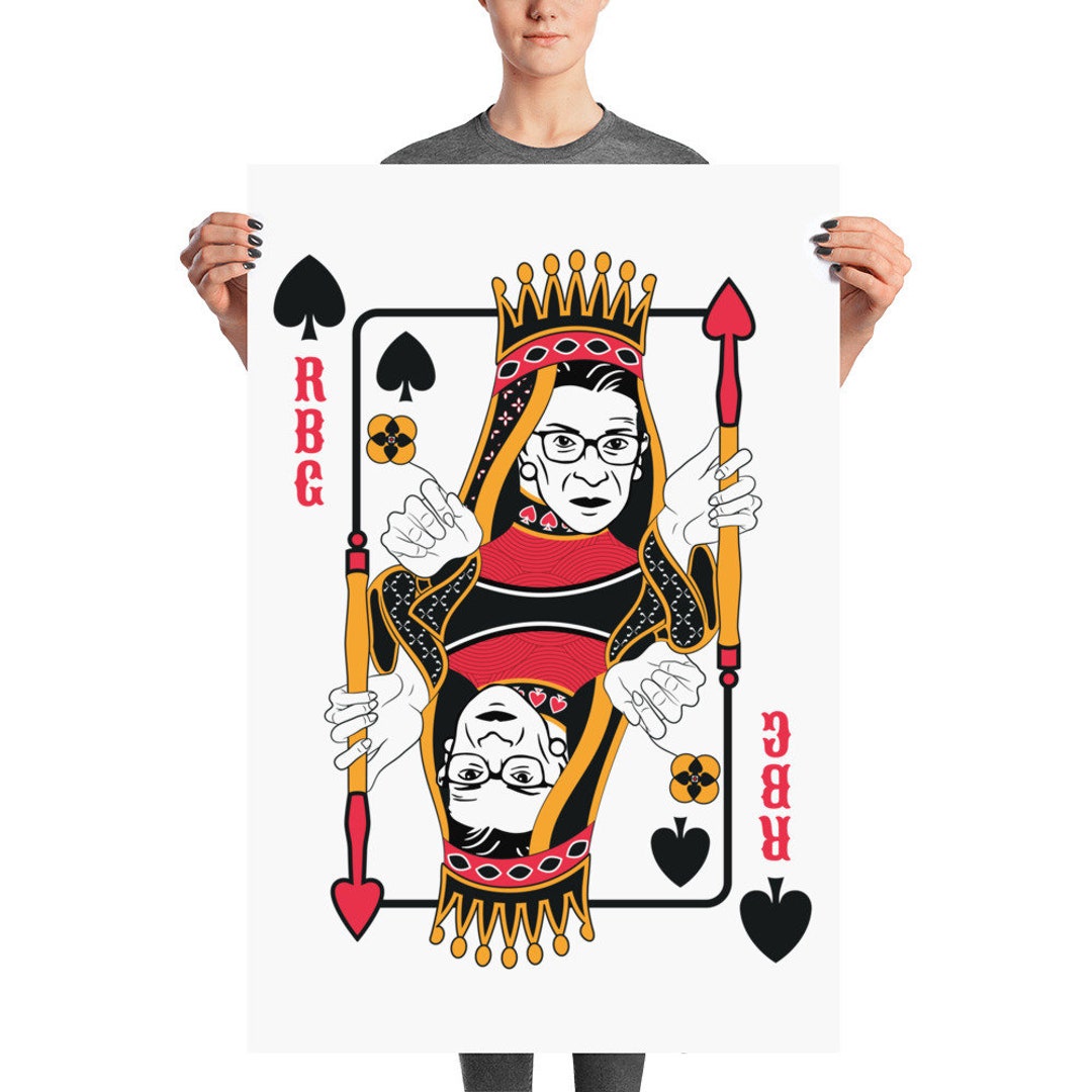 Ruth Bader Ginsburg Poster Queen RBG Protest Sign - Etsy