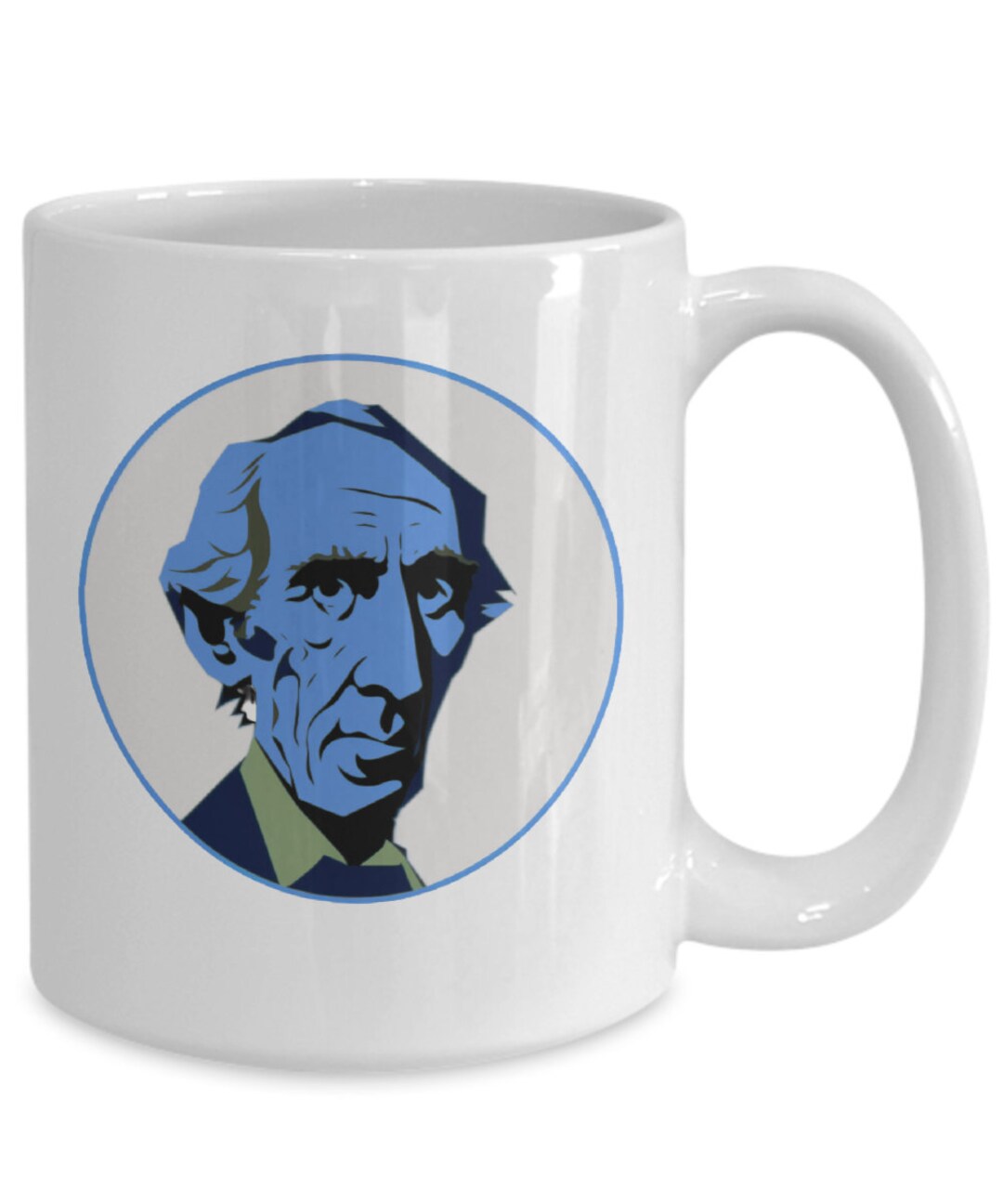 Patriotic Portrait of President John Tyler Coffee Mug - Etsy