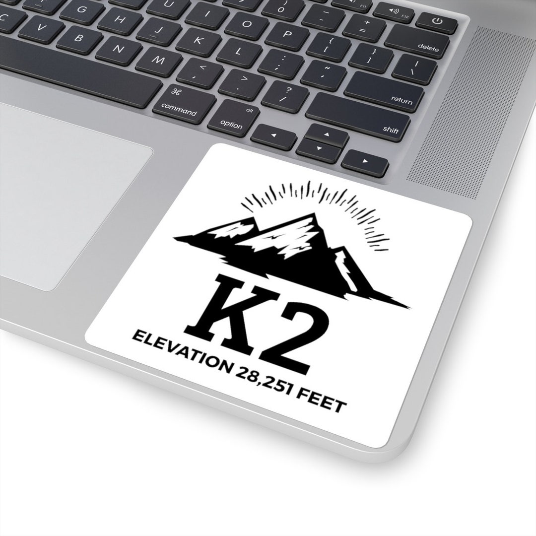 K2 Sticker Chhogori Himalayan Mountain Rock Climbing Expedition Square ...