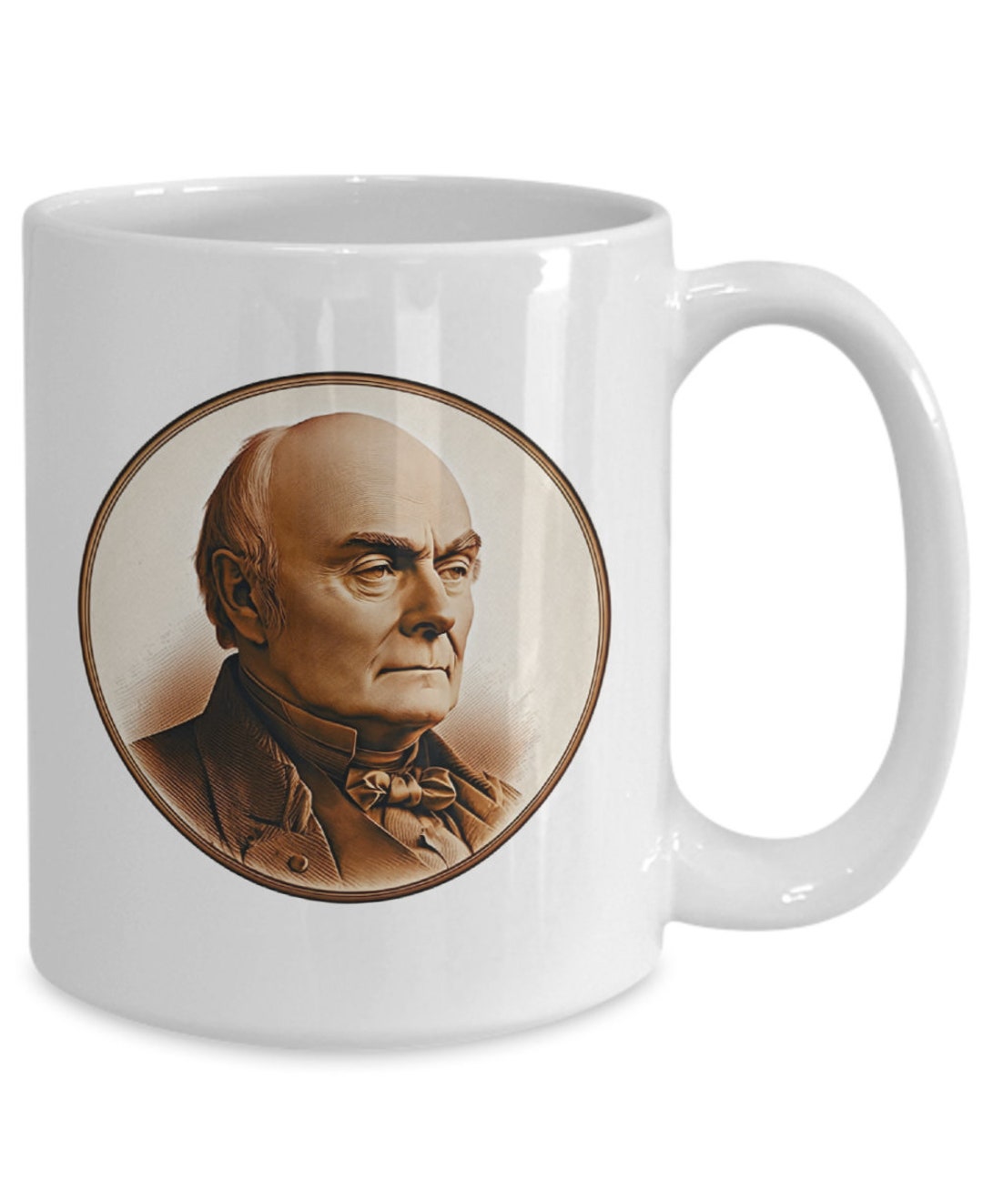 Patriotic Portrait of President John Quincy Adams Coffee Mug - Etsy