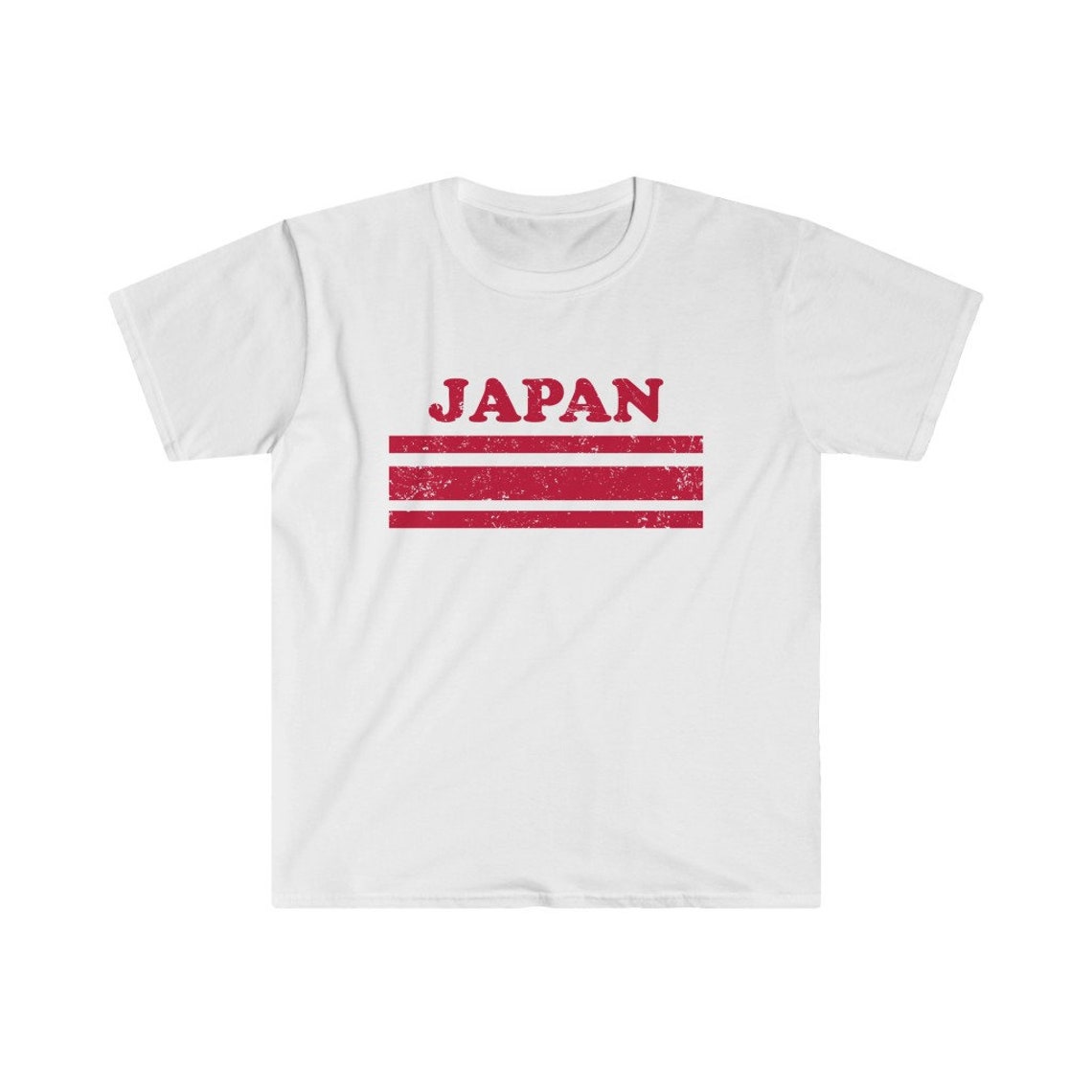 Japan National Flag Unisex Softstyle T-shirt - Etsy