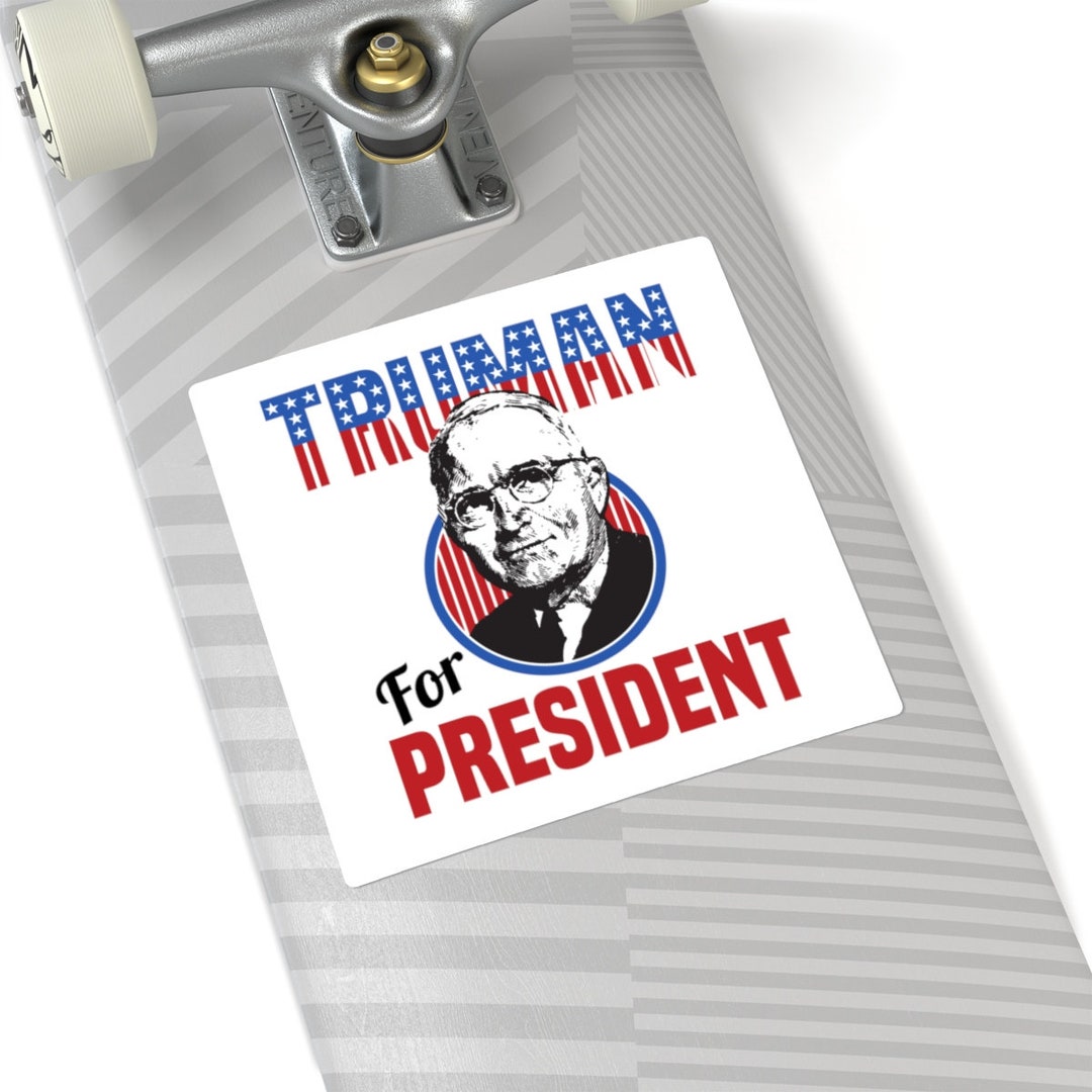 Harry Truman for President Vintage Campaign Sticker Square Stickers - Etsy