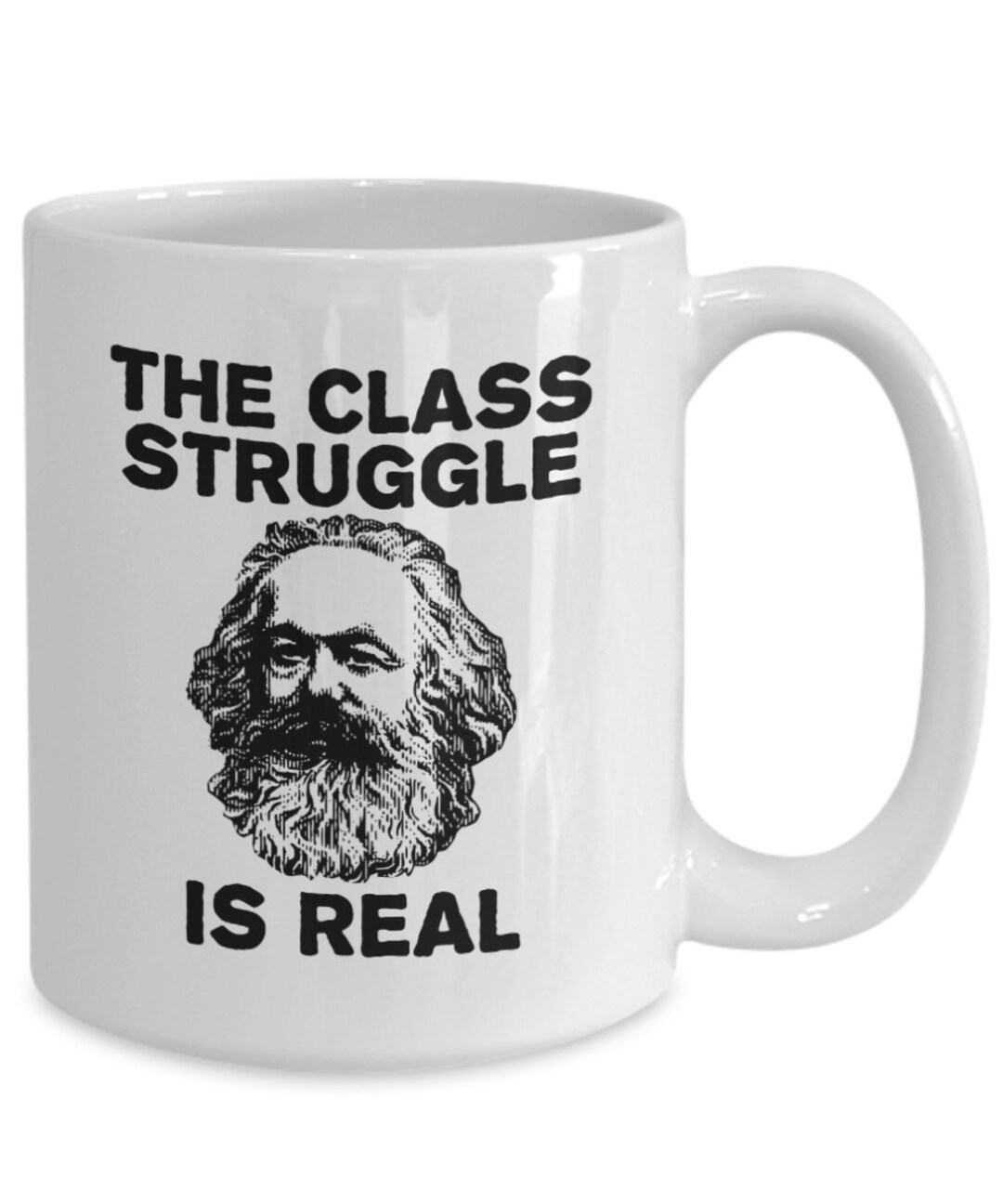 Karl Marx Coffee Mug Communist the Class Struggle is Real - Etsy UK