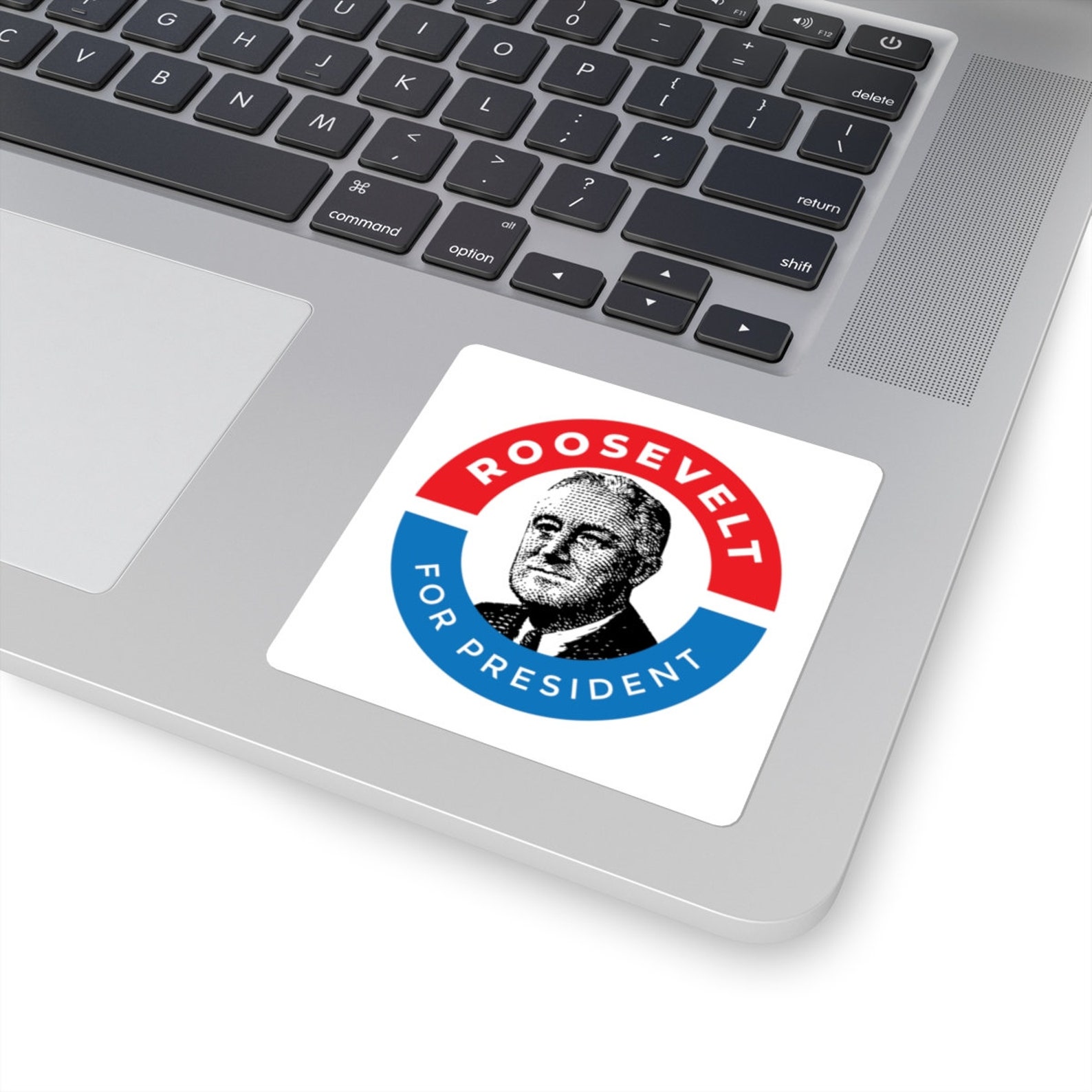 FDR Sticker Vintage Franklin Roosevelt Democrat Campaignsquare - Etsy