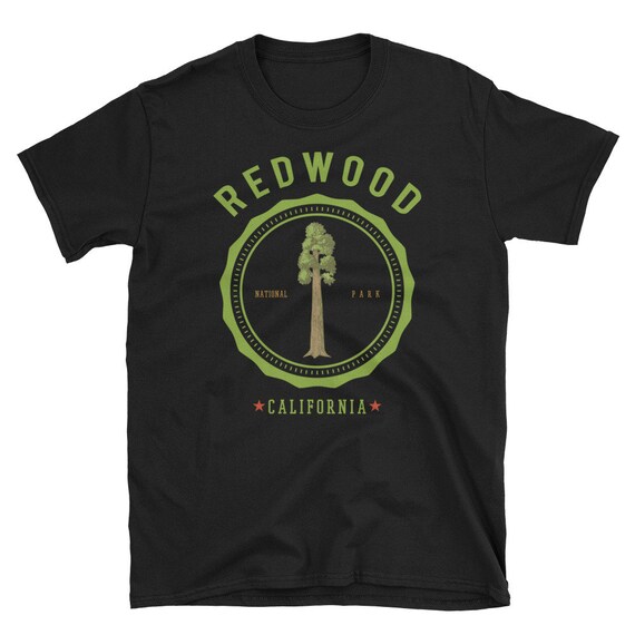 Redwood National Park Shirt California Redwoods Short-Sleeve | Etsy
