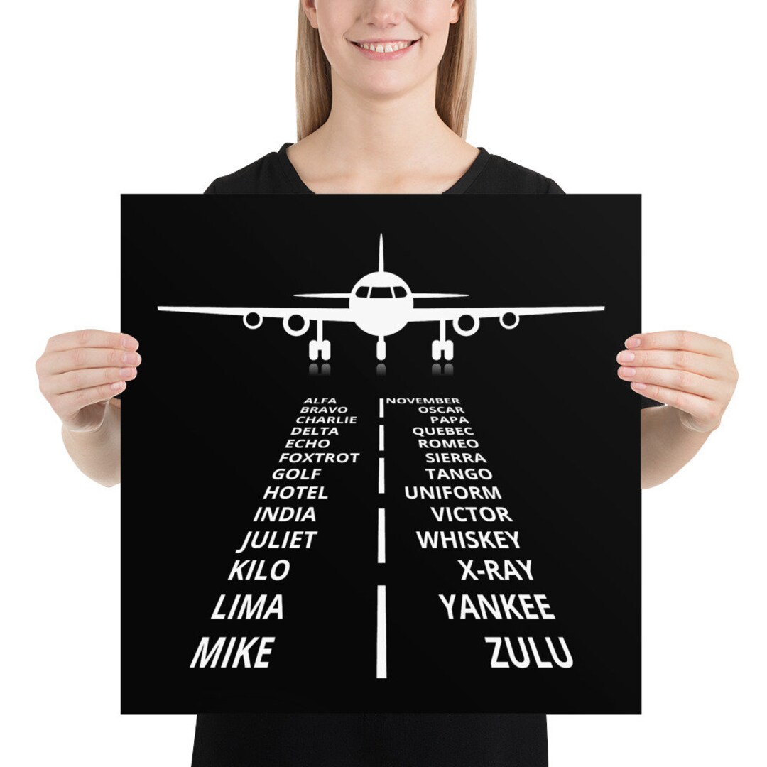 Love Flying Gift for Pilots Lingo Phonetic Airline Pilot Poster - Etsy
