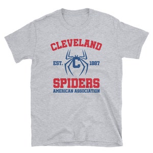 Cleveland Spiders Shirt Vintage Baseball Fan Short-sleeve Unisex T ...