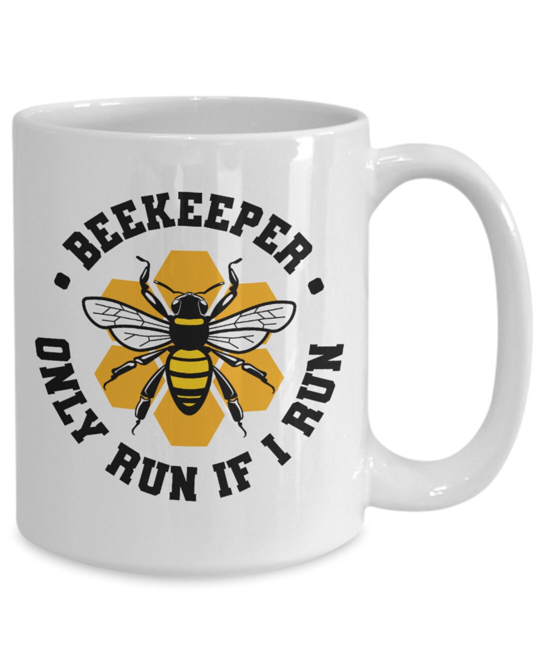 Beekeeper Gift Only Run If I Run Beekeeping Coffee Mug - Etsy
