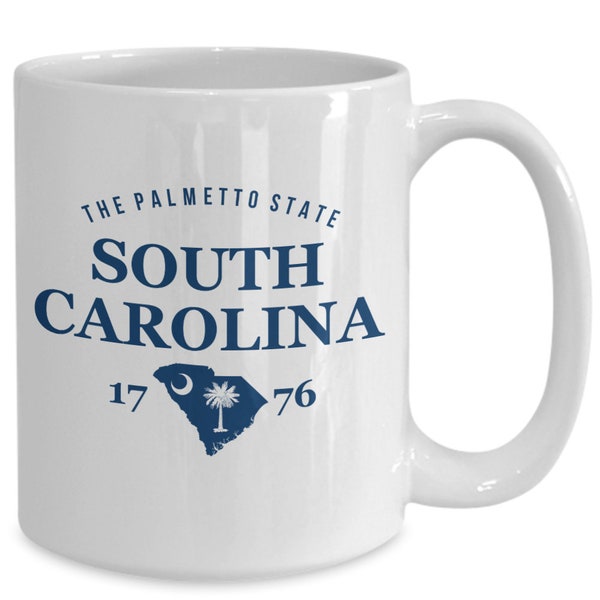 South Carolina Mug - Etsy