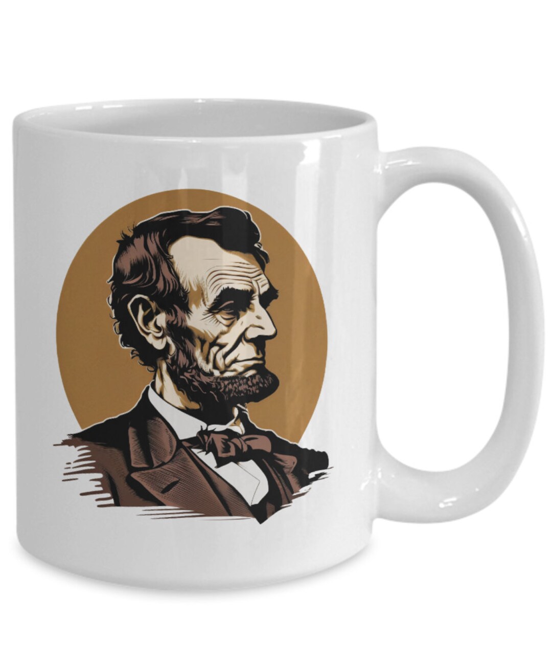 16th President Abraham Lincoln Portrait Coffee Mug - Etsy
