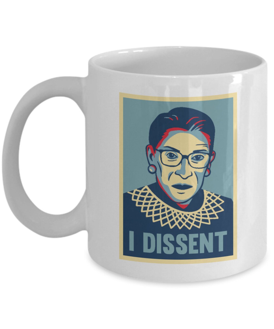 Ruth Bader Ginsburg Mug Rbg I Dissent Coffee Cup Gift - Etsy