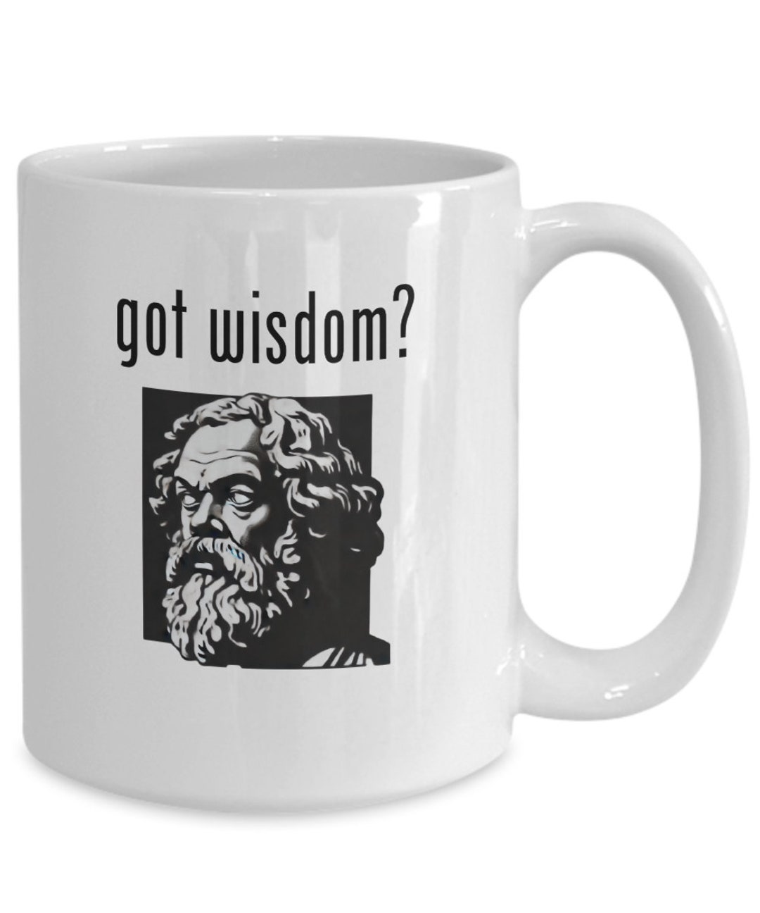 Socrates Got Wisdom Philosophy Lover Intellectual Coffee Mug - Etsy