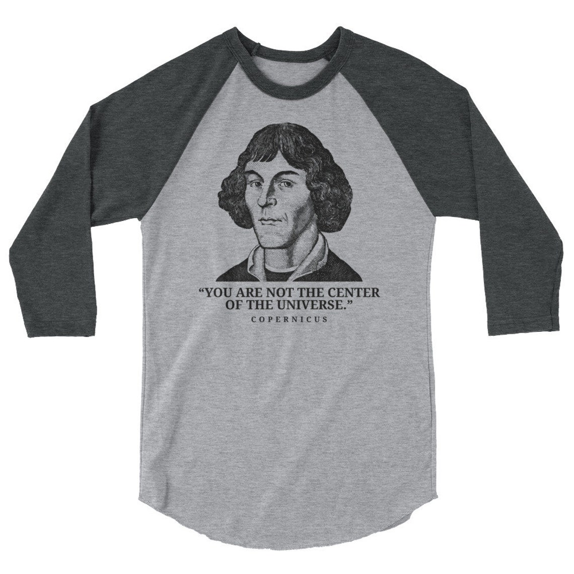 Nicolaus Copernicus Shirt Funny Mathematician Astronomer 3/4 - Etsy