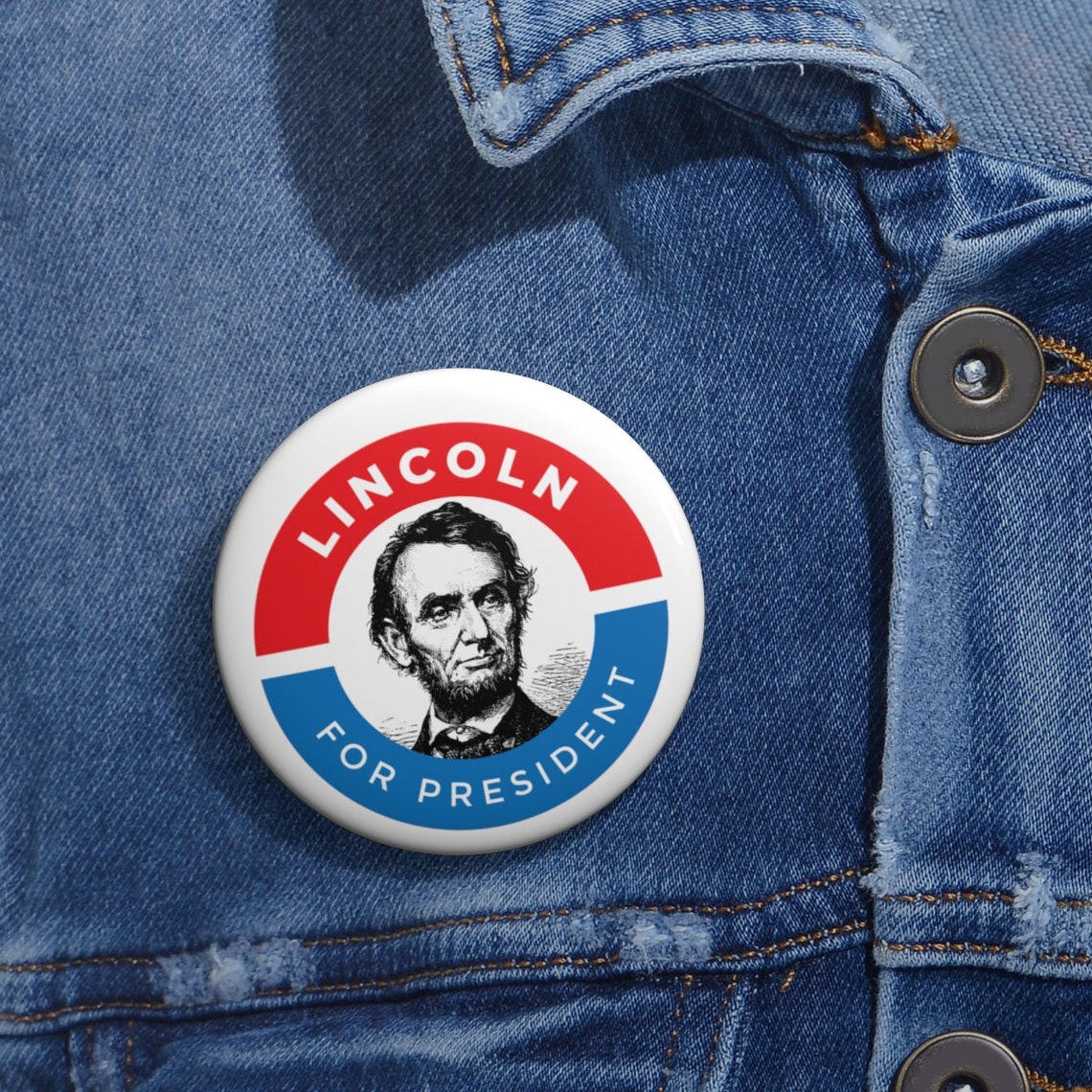President Abraham Lincoln Button Honest Abe Pin Buttons - Etsy