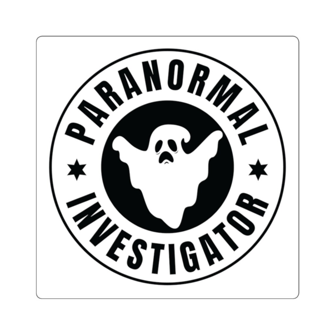 Ghost Hunting Paranormal Investigator Sticker - Etsy