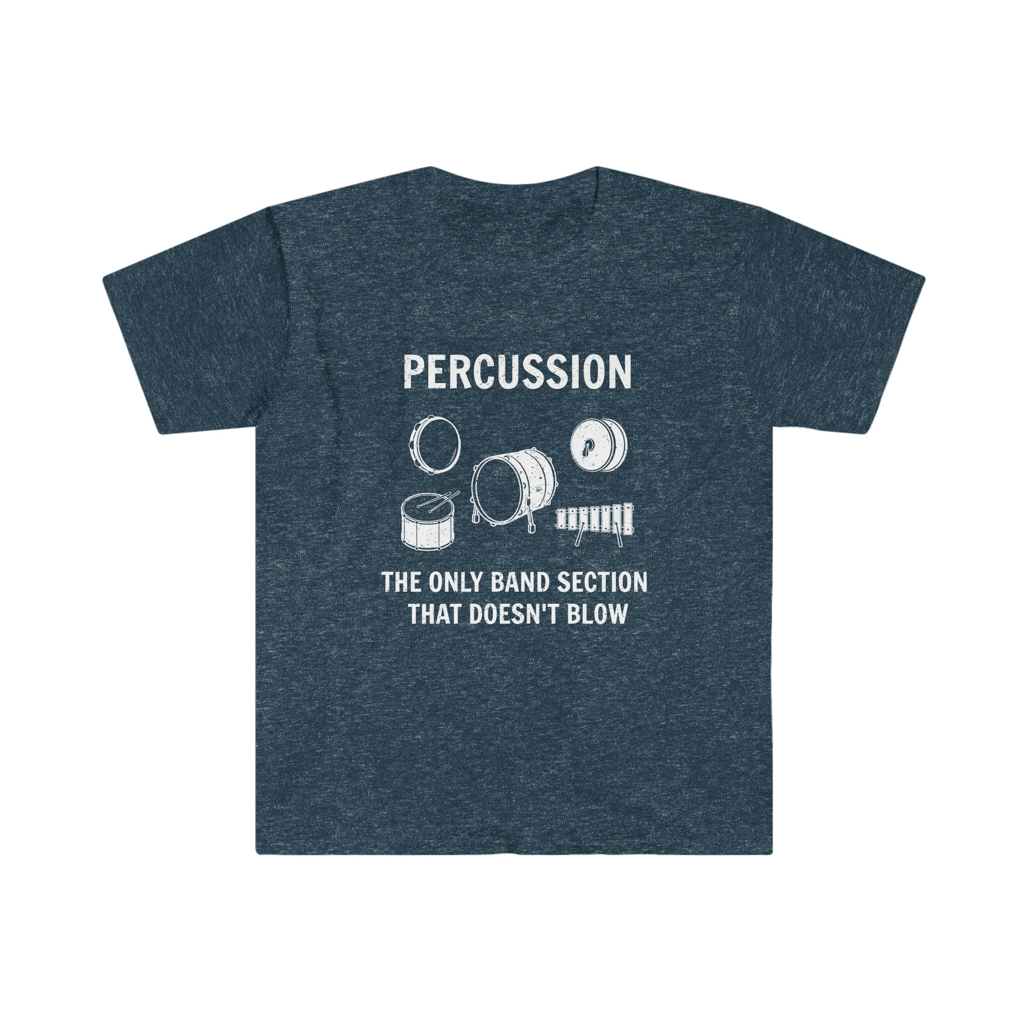 Marching Band Percussion Section Percussionist Drummer Unisex Softstyle ...