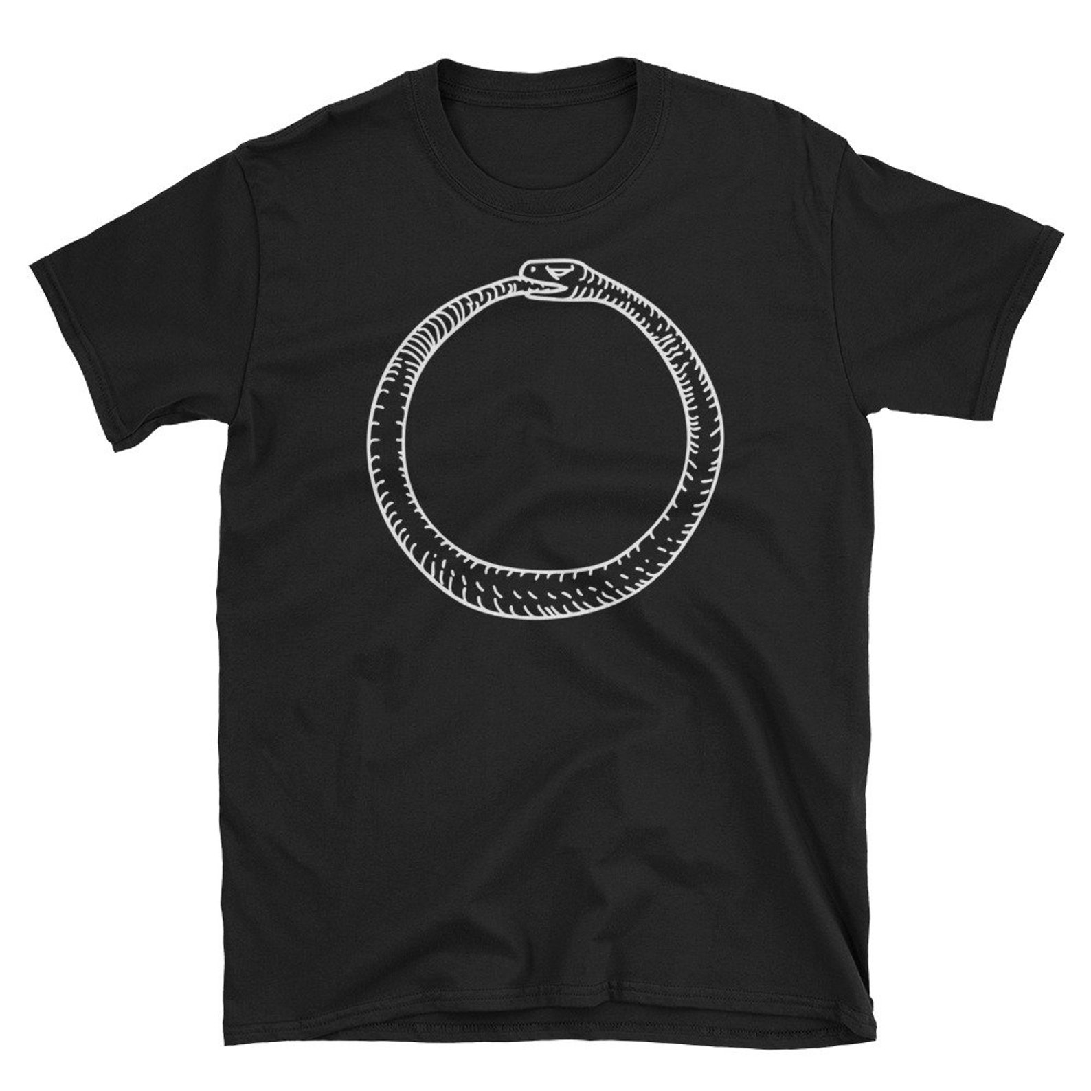 Ouroboros Occult Shirt Uroboros Alchemy Short-sleeve Unisex T-shirt - Etsy