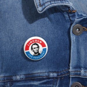 President Abraham Lincoln Button Honest Abe Pin Buttons - Etsy