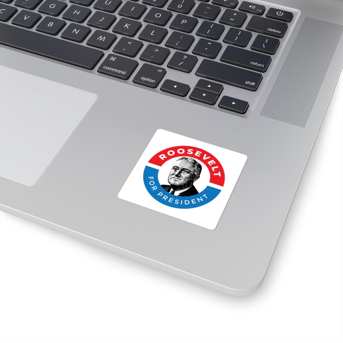 FDR Sticker Vintage Franklin Roosevelt Democrat Campaignsquare Stickers ...