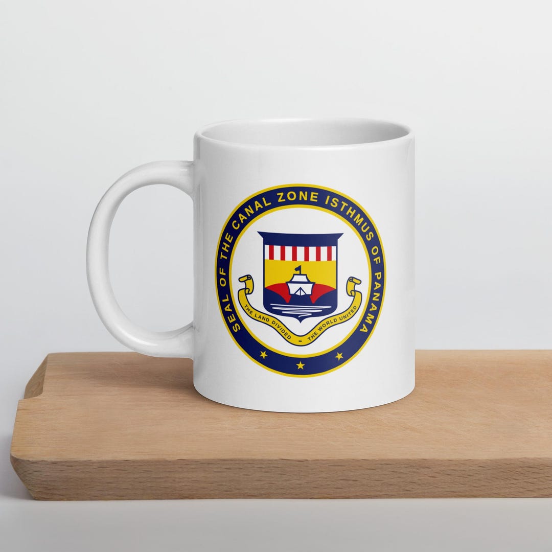 Panama Canal Zone Seal Mug: Isthmus History Coffee Cup - Etsy