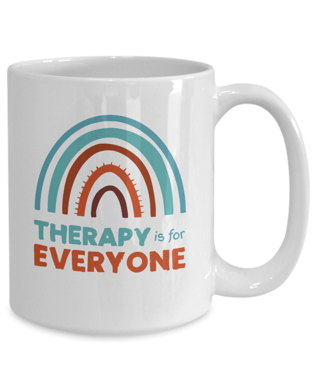 Therapy is for Everyone Mental Health Therapist Gift Coffee Mug - Etsy