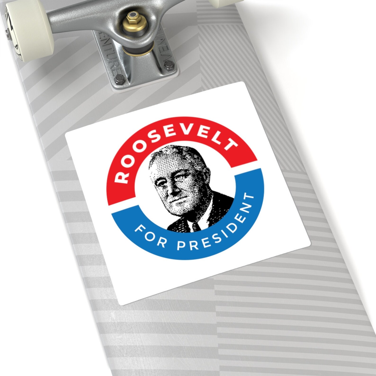 FDR Sticker Vintage Franklin Roosevelt Democrat Campaignsquare - Etsy