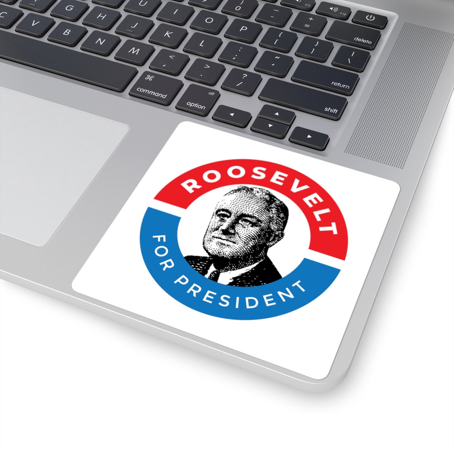 FDR Sticker Vintage Franklin Roosevelt Democrat Campaignsquare - Etsy