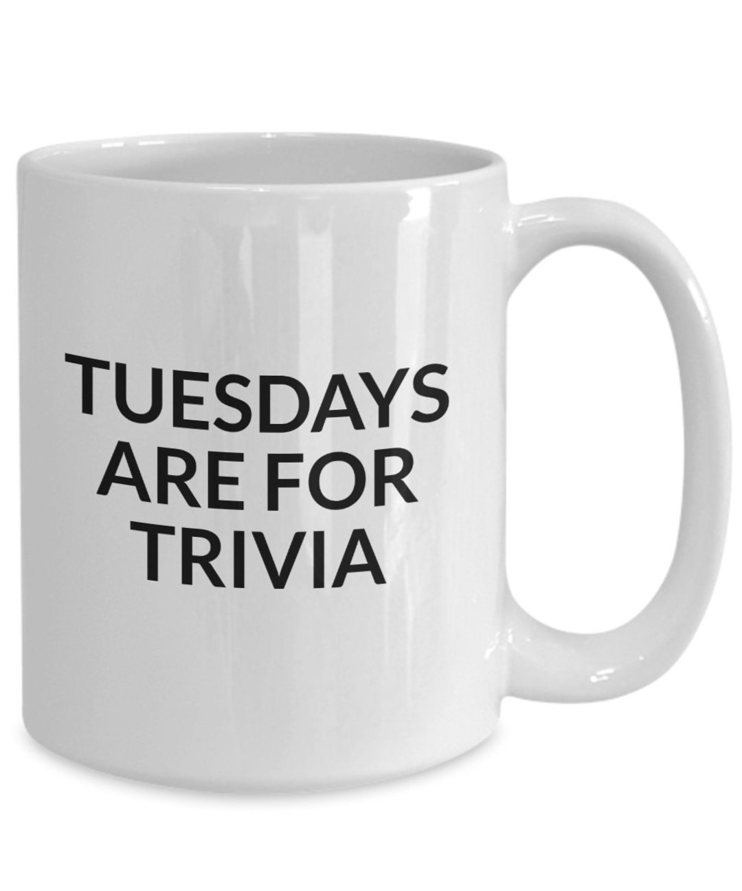 Tuesdays Are for Trivia Night Prize Tuesday Pub Quiz Team Coffee Mug - Etsy