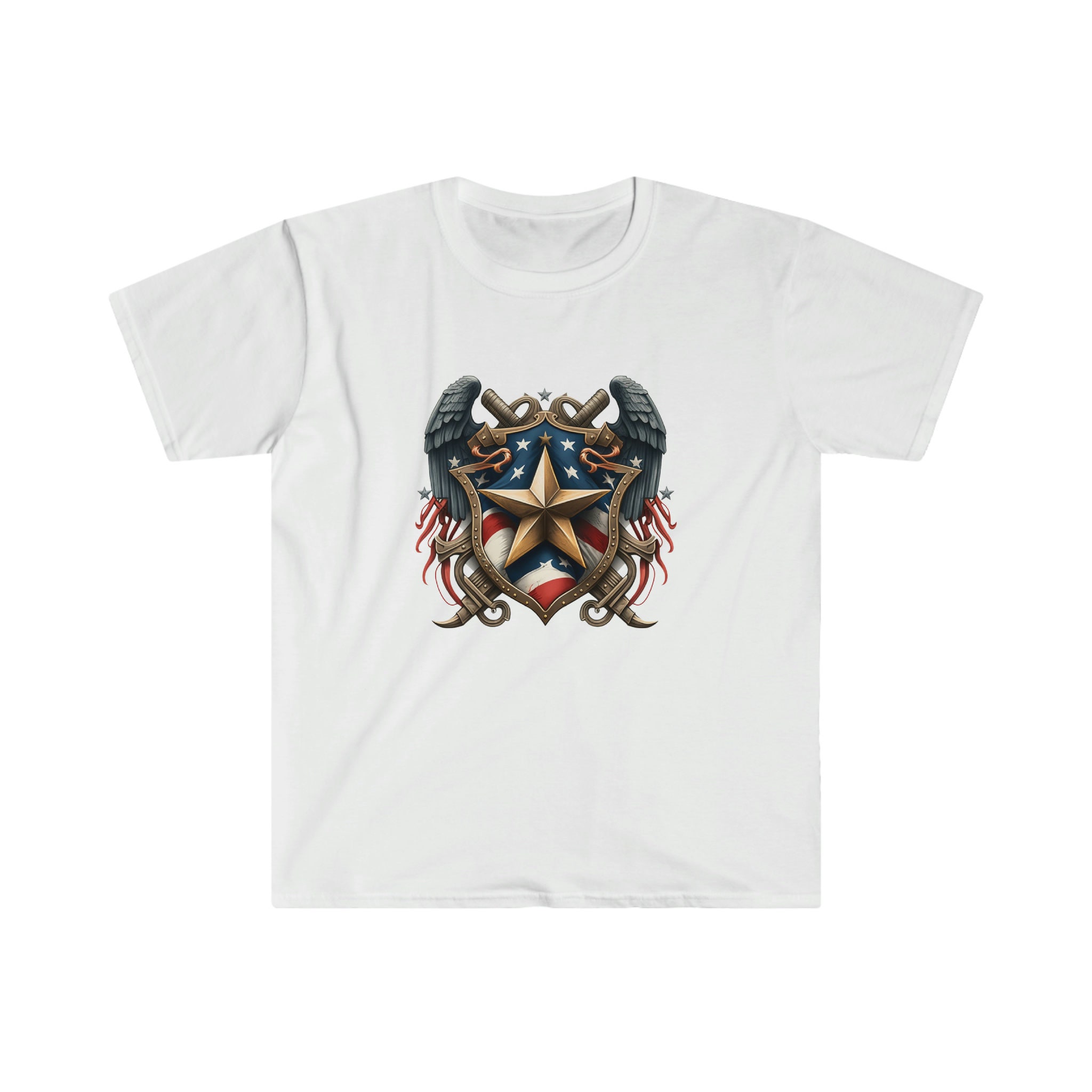 Union Army Inspired Freedom Symbol Civil War Emblem Unisex Softstyle T ...