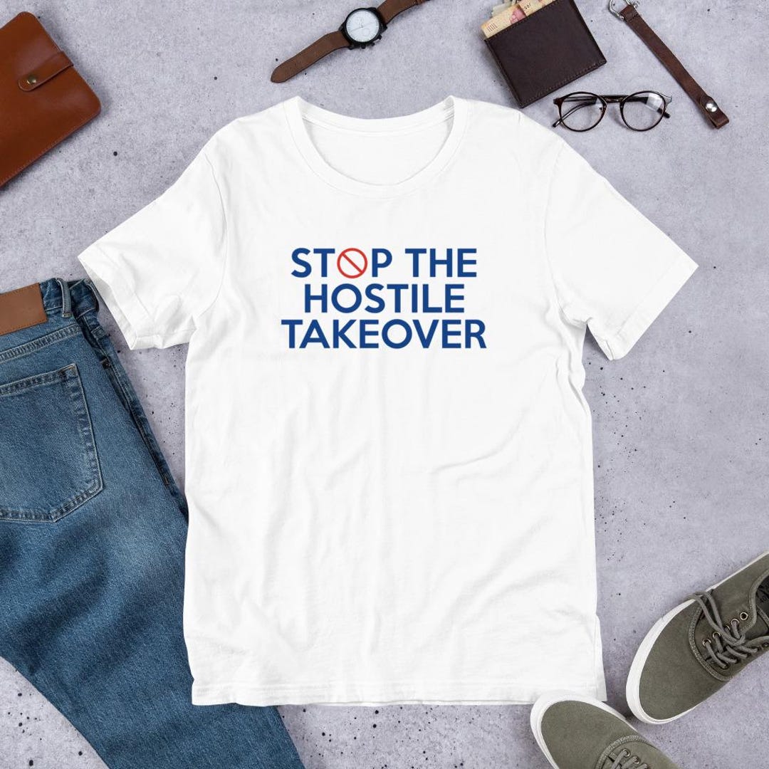 Stop the Hostile Takeover Protect Democratic Institutions Unisex T ...