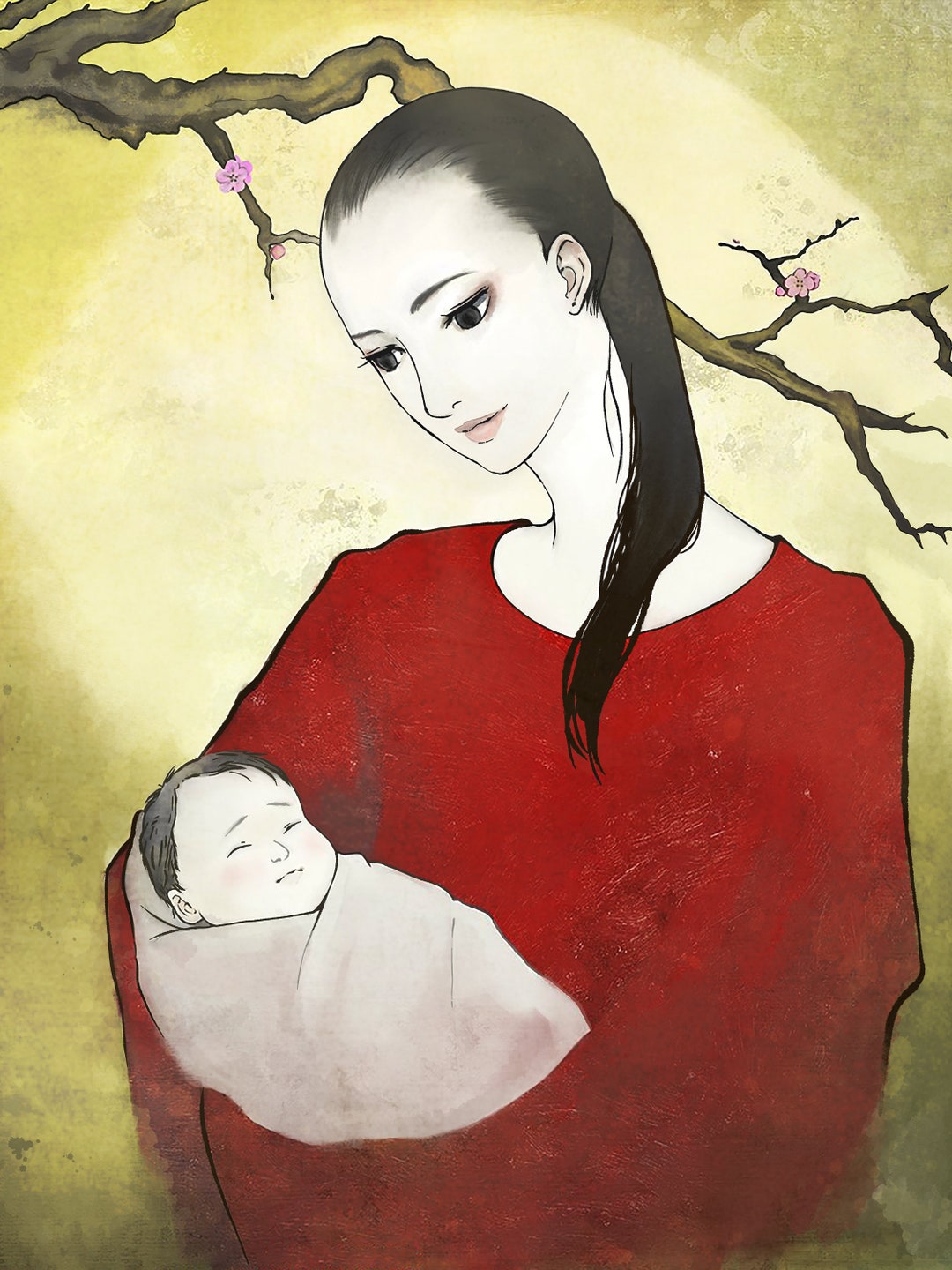 Persona Sayuri 19 X 14 Mounted Canvas Print - Etsy