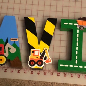 Construction Theme Paper Mache Letters - Etsy