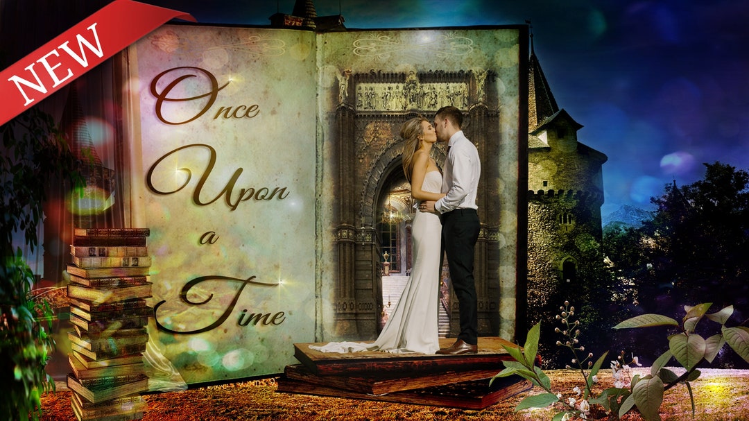 Once Upon a Time Large Book Fairy Tale Digital Backdrop New 2020 - Etsy