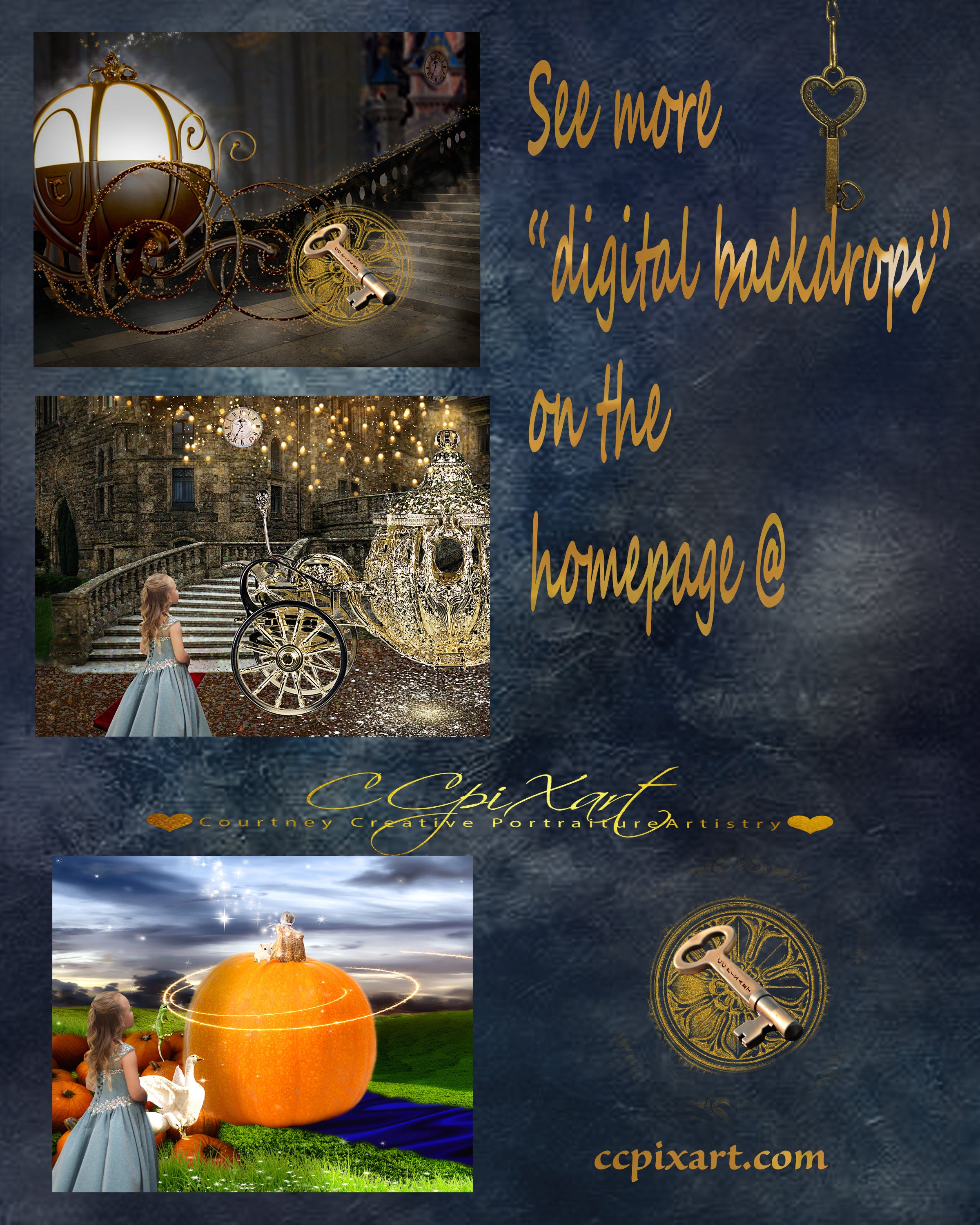 Once Upon a Time Large Book Fairy Tale Digital Backdrop - Etsy