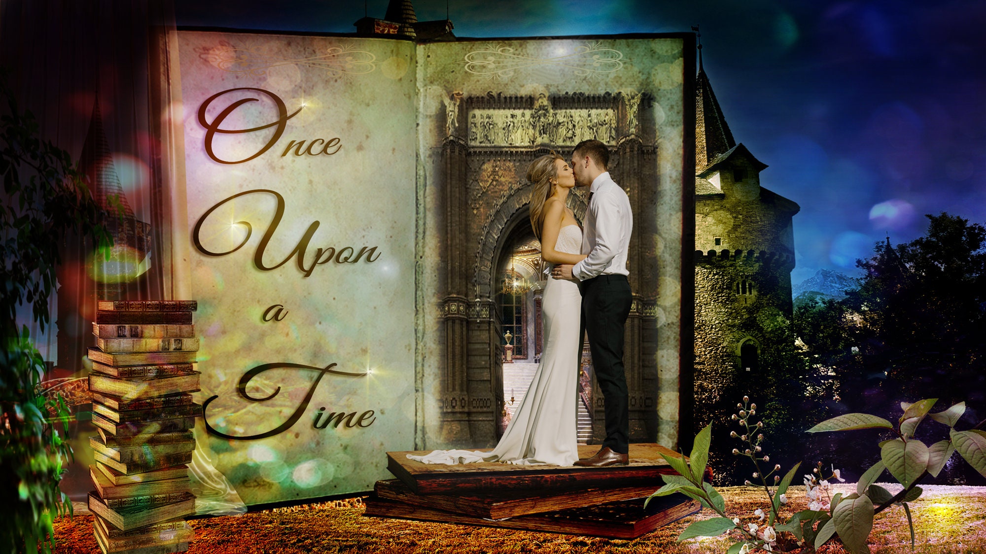Once Upon a Time Large Book Fairy Tale Digital Backdrop New 2020 - Etsy
