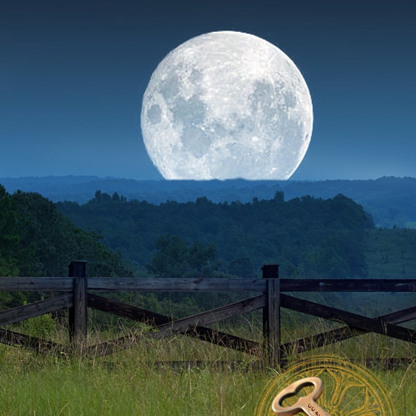 Full Moon Backdrop - Etsy