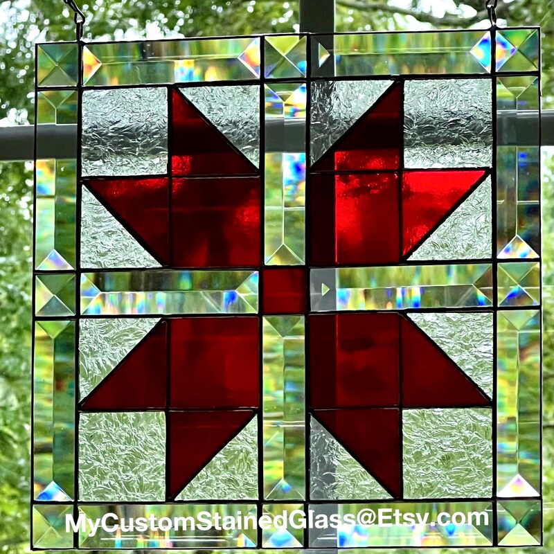 Stained Glass Fabric - Etsy