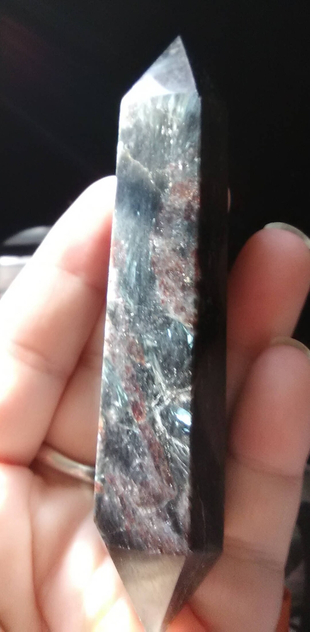 Lovely Must Have Natural Astrophyllite Crystal Wand the Fireworks Stone ...