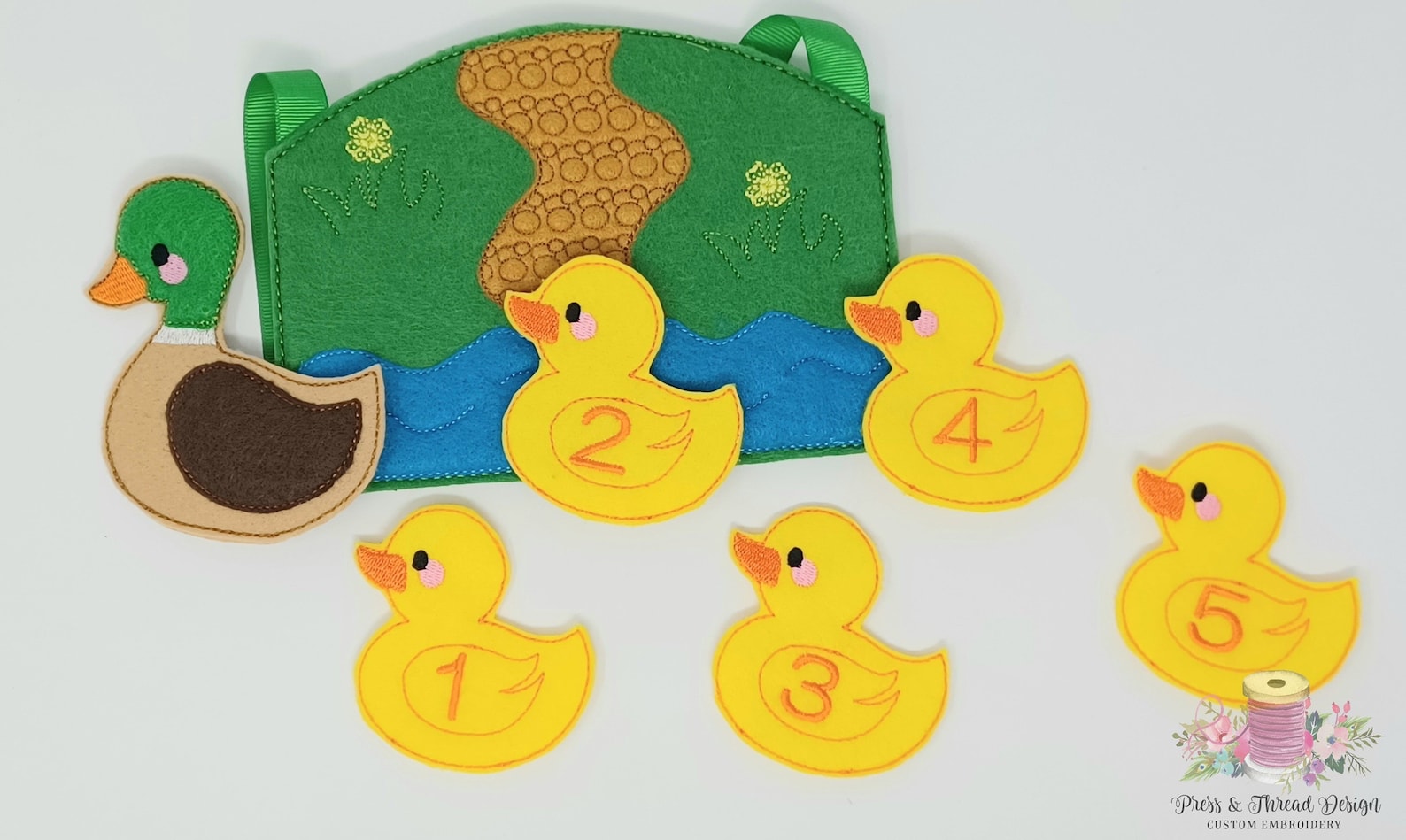 Felt Duck Finger Puppets: Kids Story Time Pretend Play - Etsy