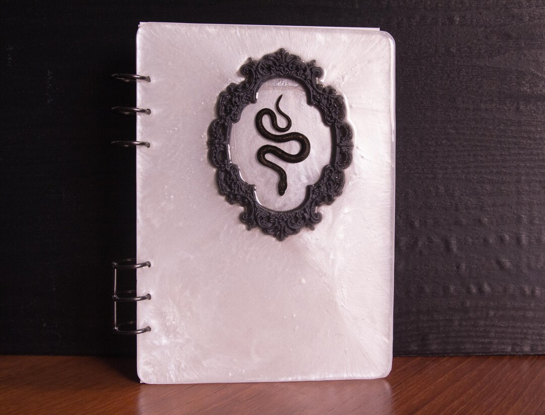 Notebook With Snake Notebook With Frame Resin Refillable Notebook Snake ...